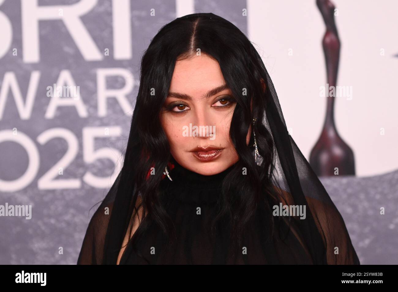 London, UK. 1 March 2025. Charli XCX arriving for The BRIT Awards 2025 ...