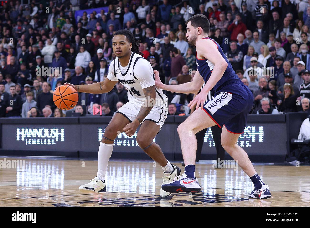 PROVIDENCE, RI - MARCH 01: Providence Friars guard Corey Floyd Jr. (14 ...