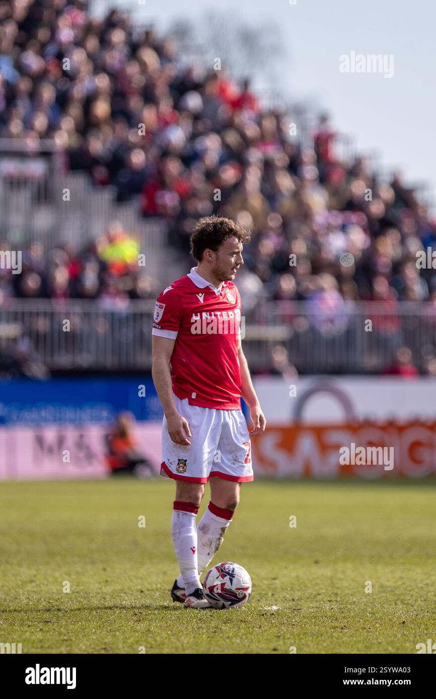 Oliver Rathbone of Wrexham AFC during the Sky Bet League 1 match ...