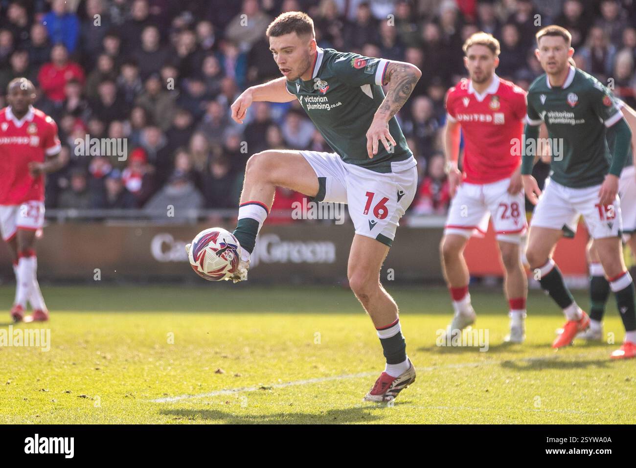 Aaron Morley of Bolton Wanderers during the Sky Bet League 1 match ...