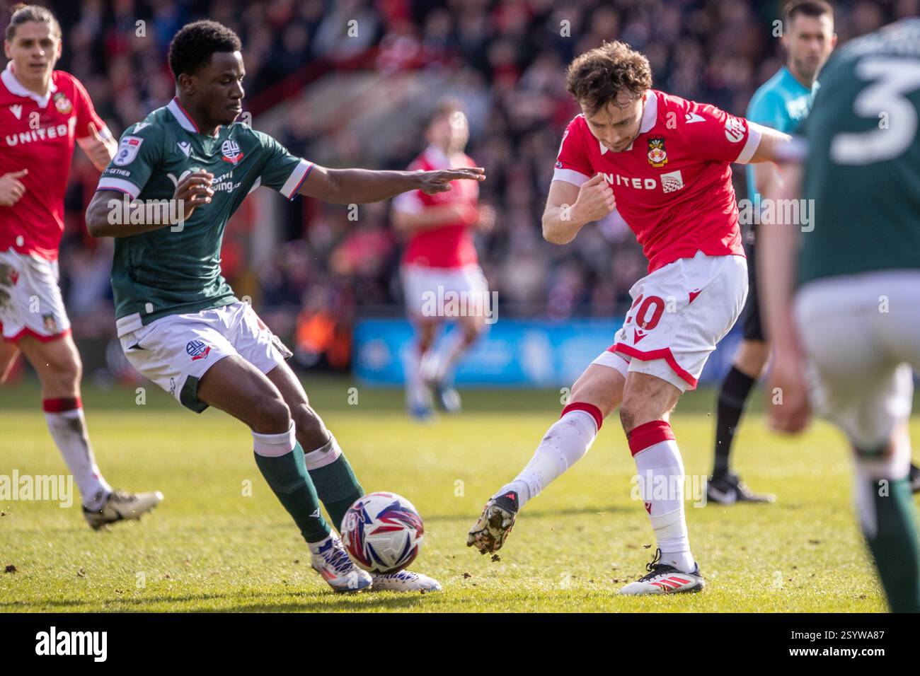 Oliver Rathbone of Wrexham AFC during the Sky Bet League 1 match ...