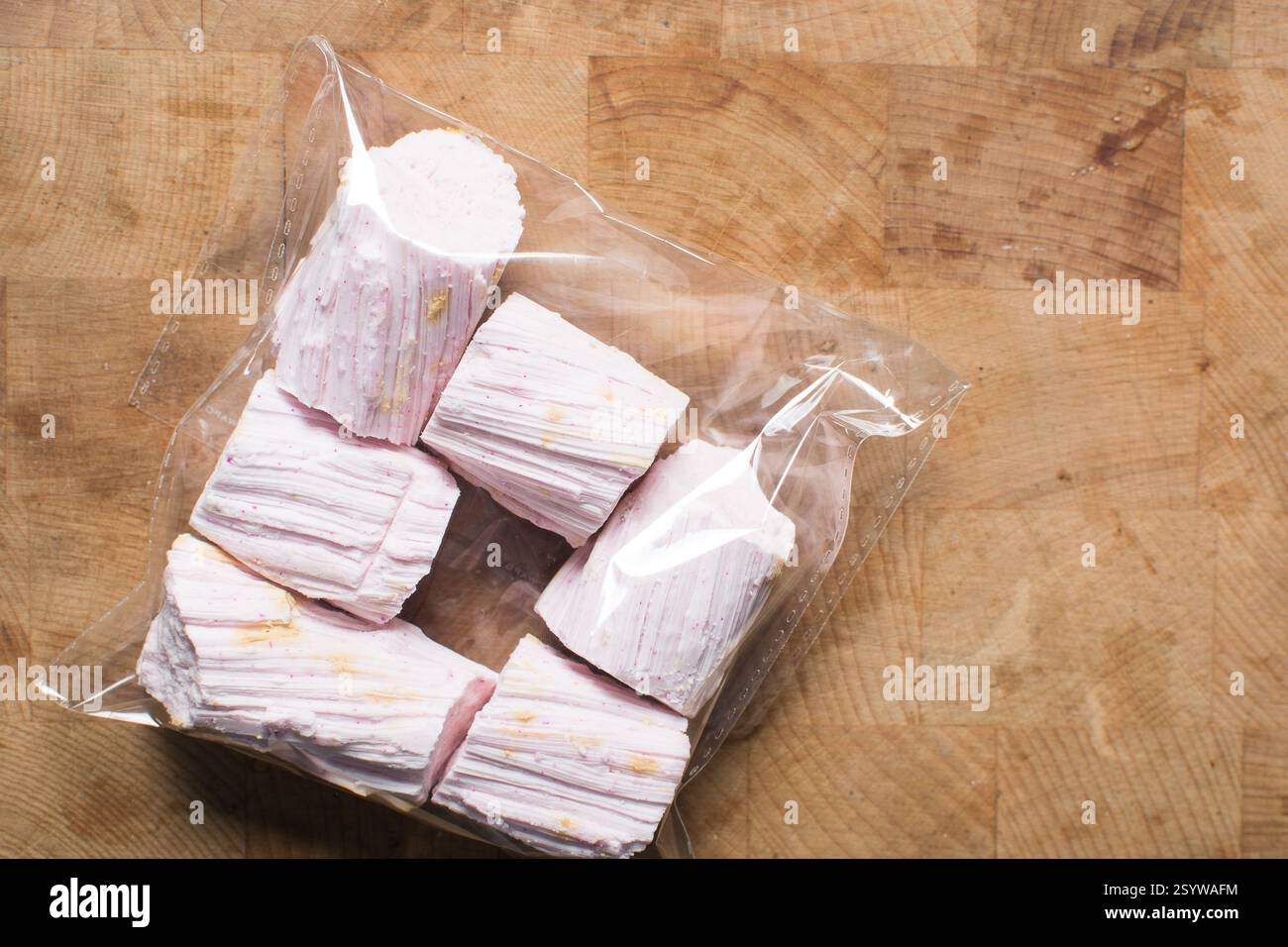 Overhead view of Nigerian Balewa candy, top view of hausa alewa candy ...
