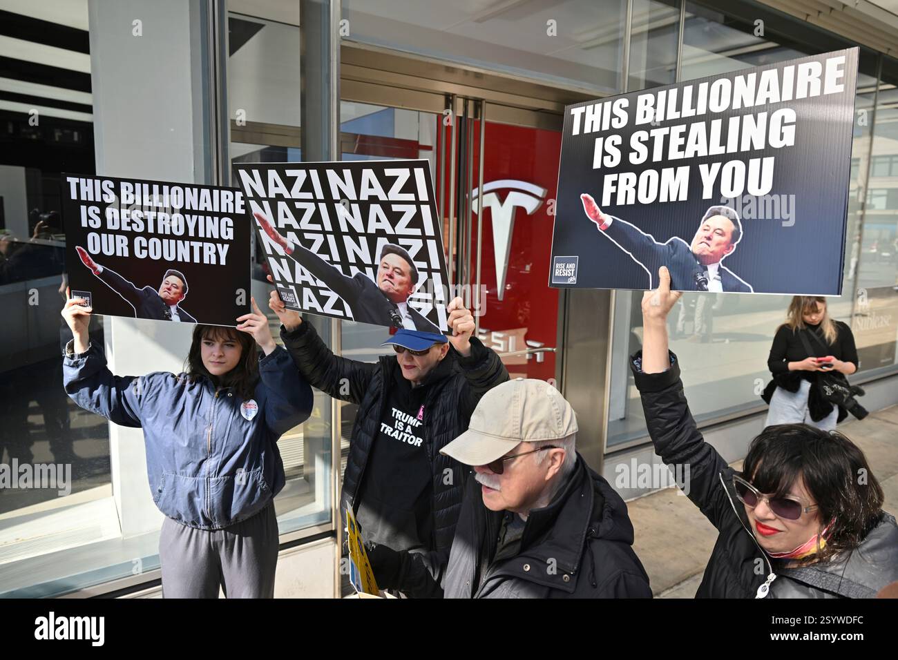 Photo by: NDZ/STAR MAX/IPx 2025 3/1/25 People attend the 'Tesla ...