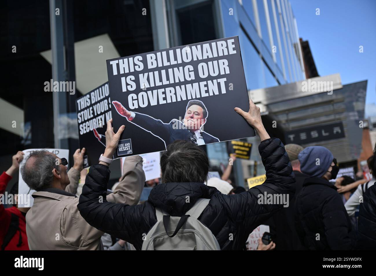 Photo by: NDZ/STAR MAX/IPx 2025 3/1/25 People attend the 'Tesla ...