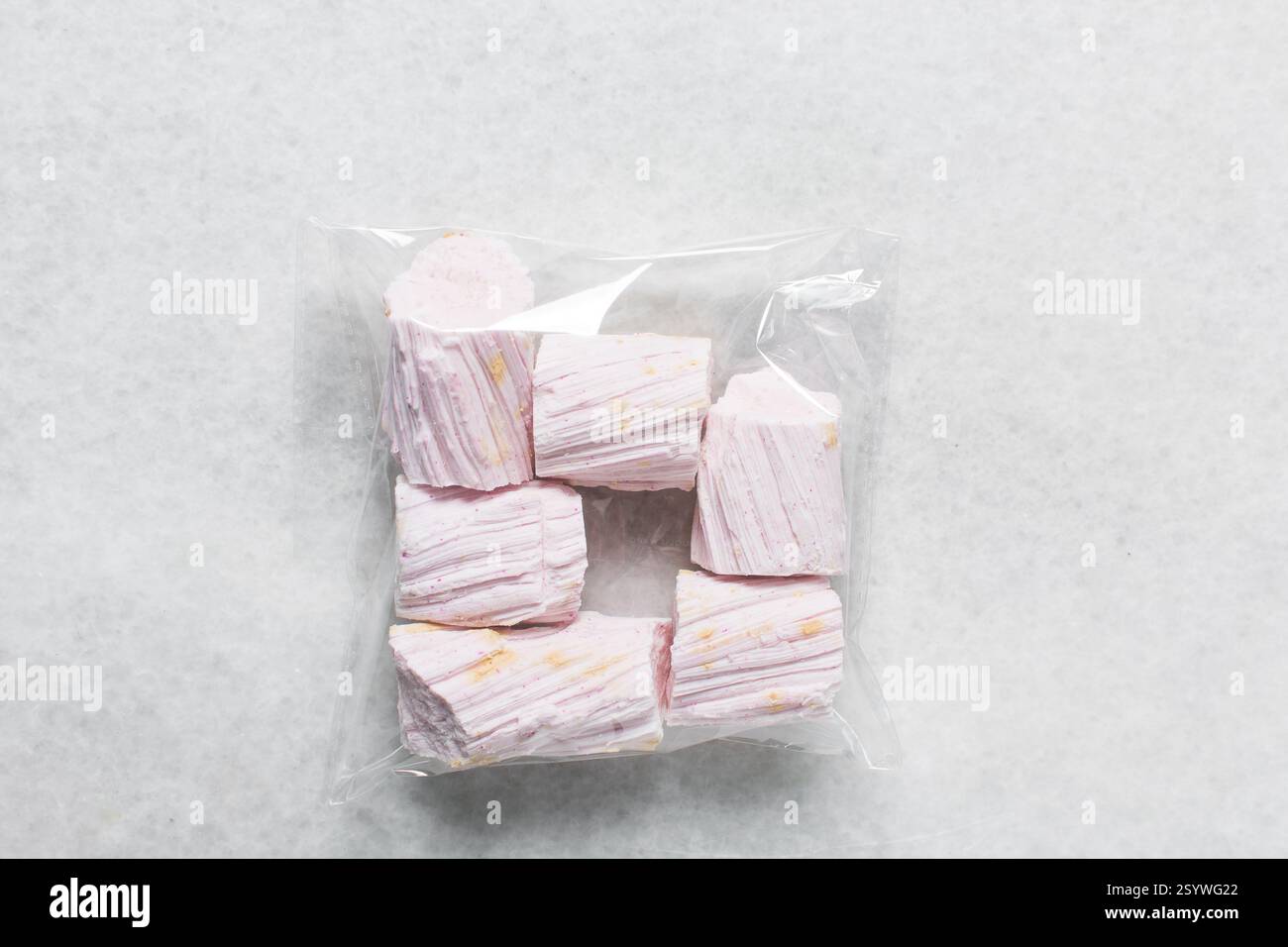 Overhead view of Nigerian Balewa candy, top view of hausa alewa candy ...