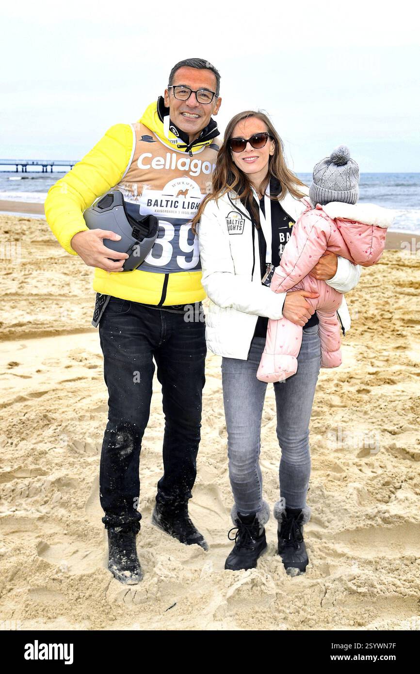 Erol Sander und Rebecca Oehlmann mit ihrer Tochter Romy beim Baltic ...