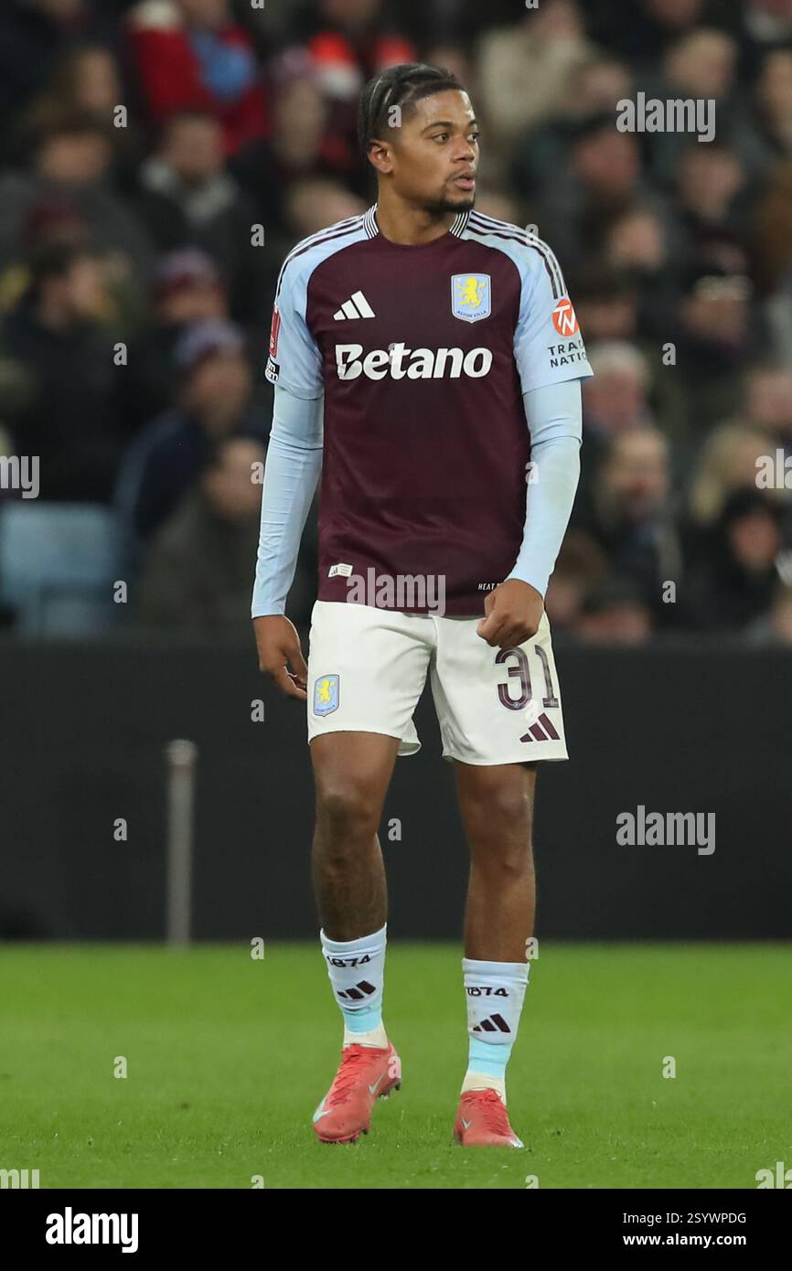 Leon Bailey Of Aston Villa during the Aston Villa FC v Cardiff City FC ...