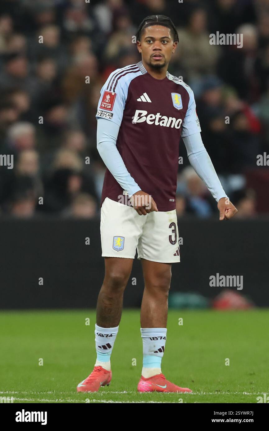 Birmingham, UK. 28th Feb, 2025. Leon Bailey Of Aston Villa during the ...