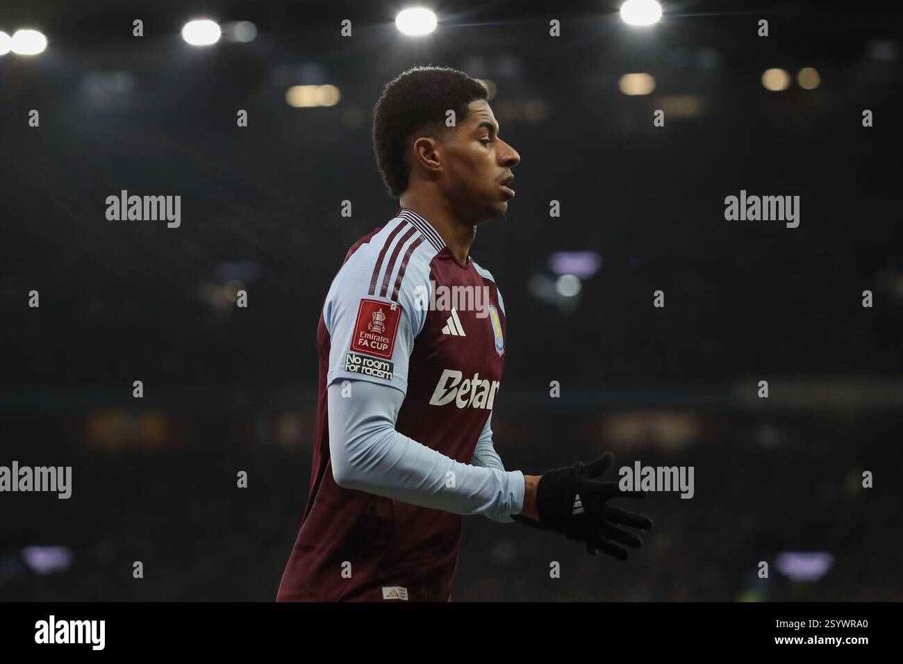 Marcus Rashford Of Aston Villa during the Leeds United FC v West ...