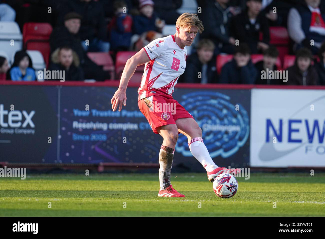 Carl Piergianni of Stevenage during the Sky Bet League 1 match ...