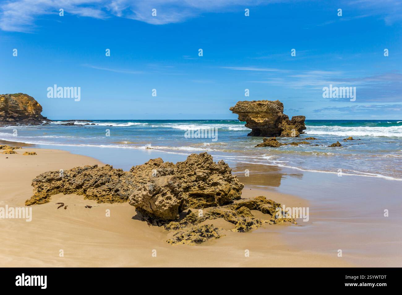 Witness the breathtaking coastline of Victoria, Australia, showcasing ...