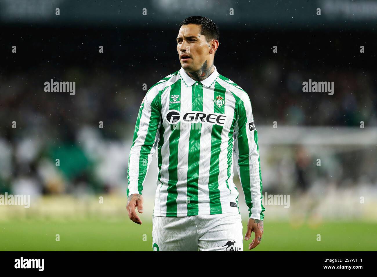 Chimy Avila of Real Betis looks on during the Spanish league, LaLiga EA ...