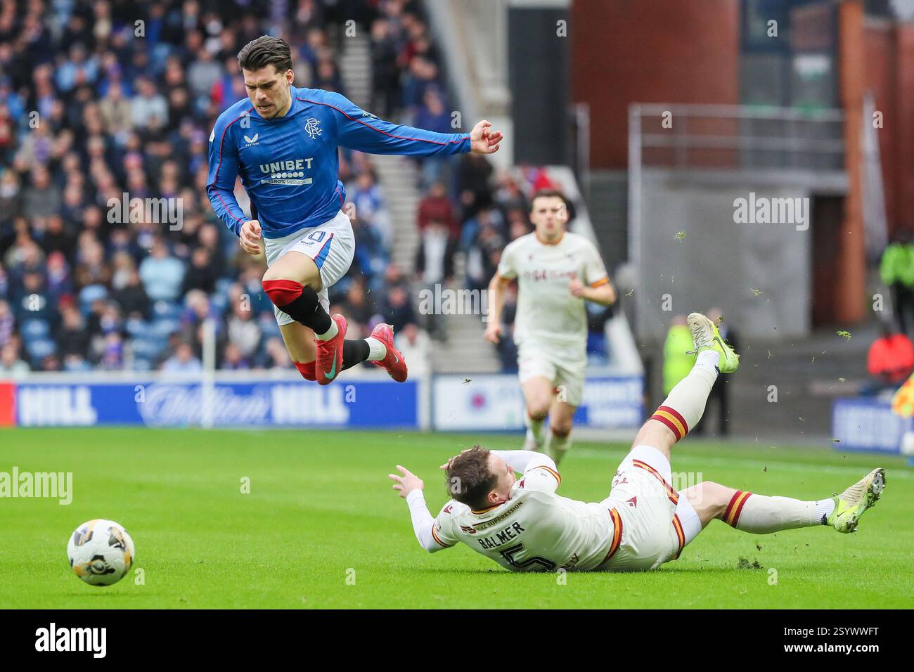 Glasgow, UK. 1st Mar, 2025. Rangers FC played Motherwell FC at Ibrox ...