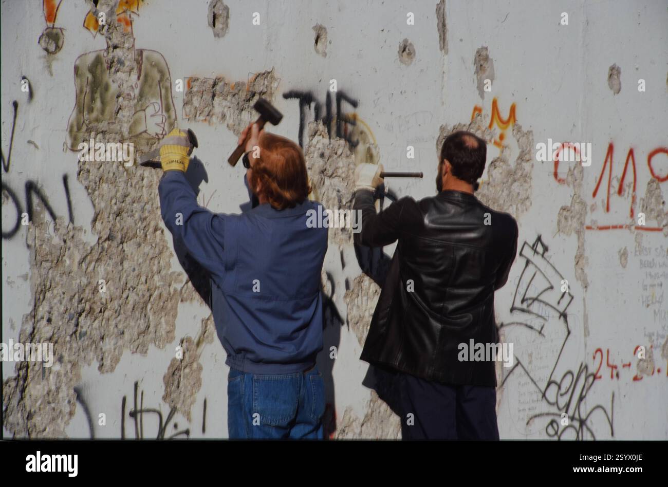 Berliner Mauer DEU, 20240101, Aufnahme Berlin,1989 Berliner Mauer ...