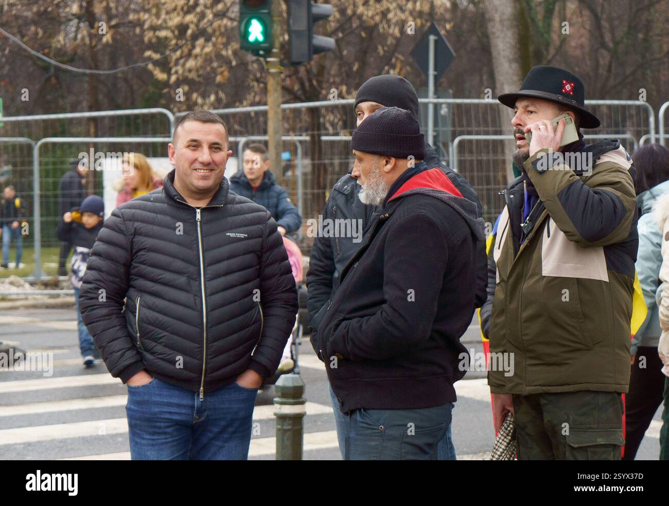 Bucharest, Romania. 1st Mar, 2025: Supporters of the ultranationalist ...