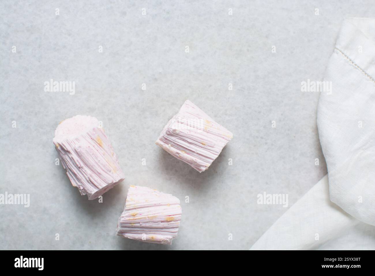 Overhead view of Nigerian Balewa candy, top view of hausa alewa candy ...