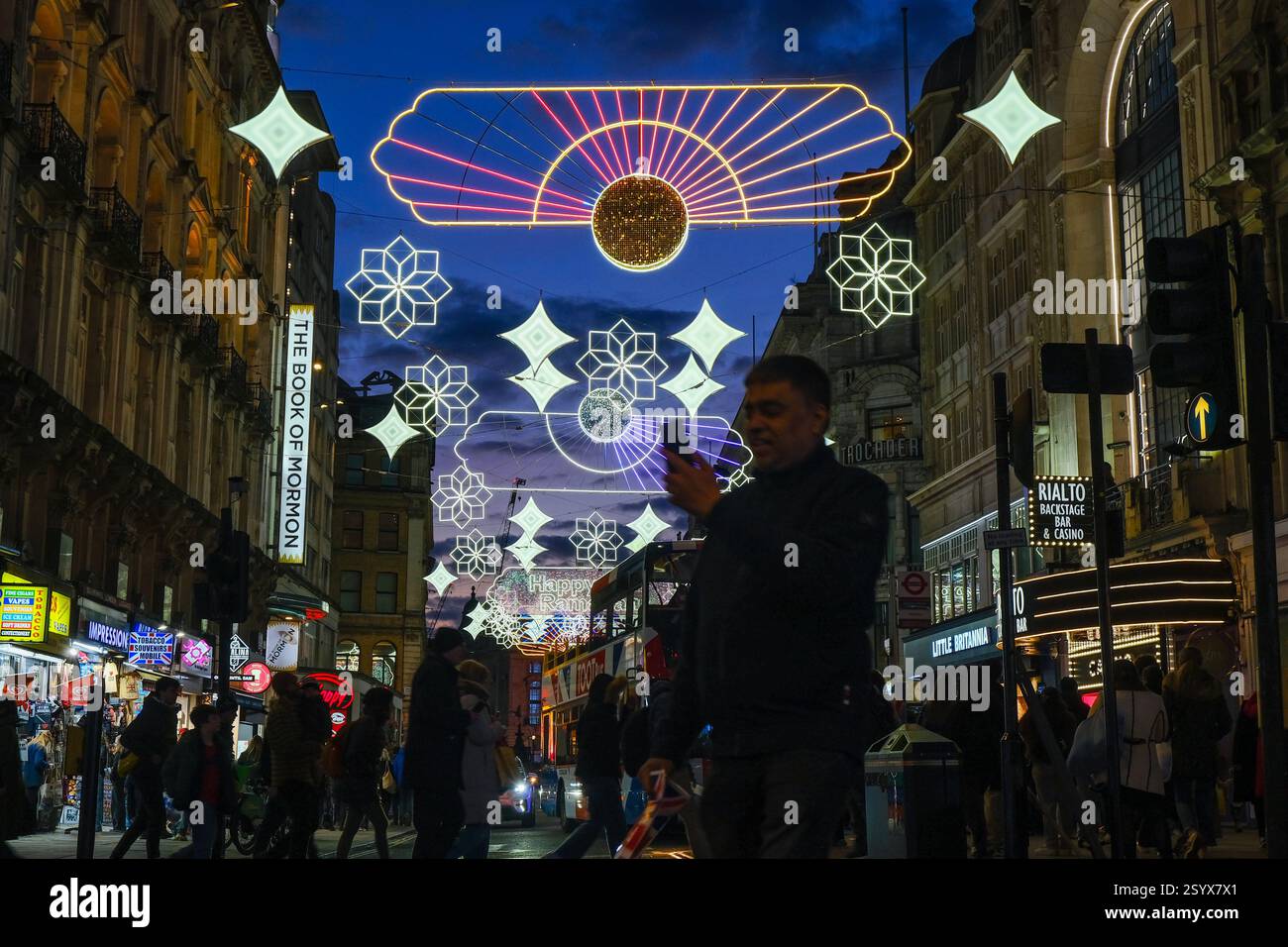 London, UK. 1st March, 2025. The Ramadan Lights installation, now in ...