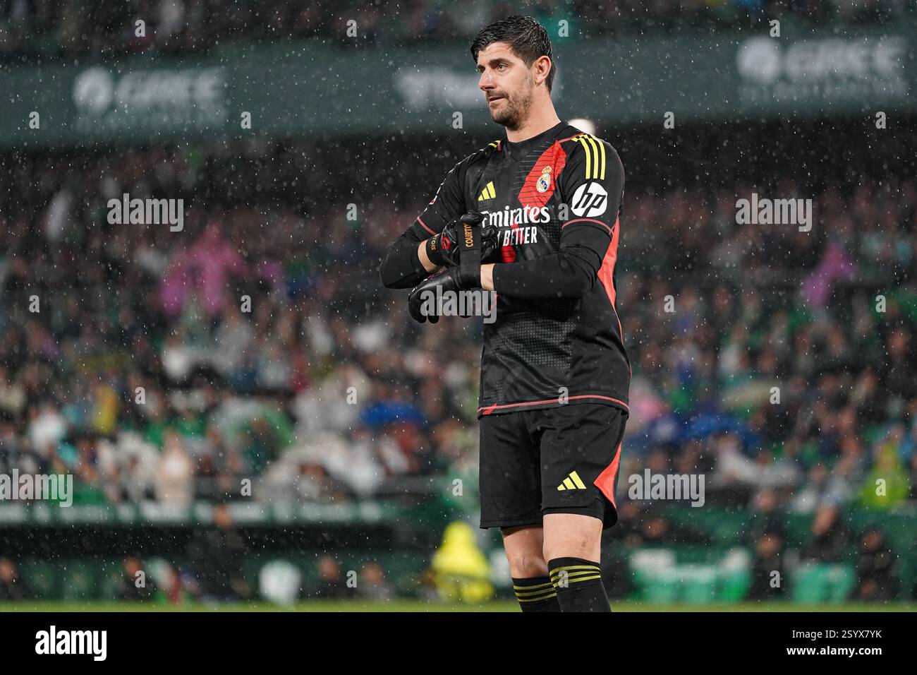 Thibaut Courtois (Real Madrid goalkeeper) during LaLiga match between ...