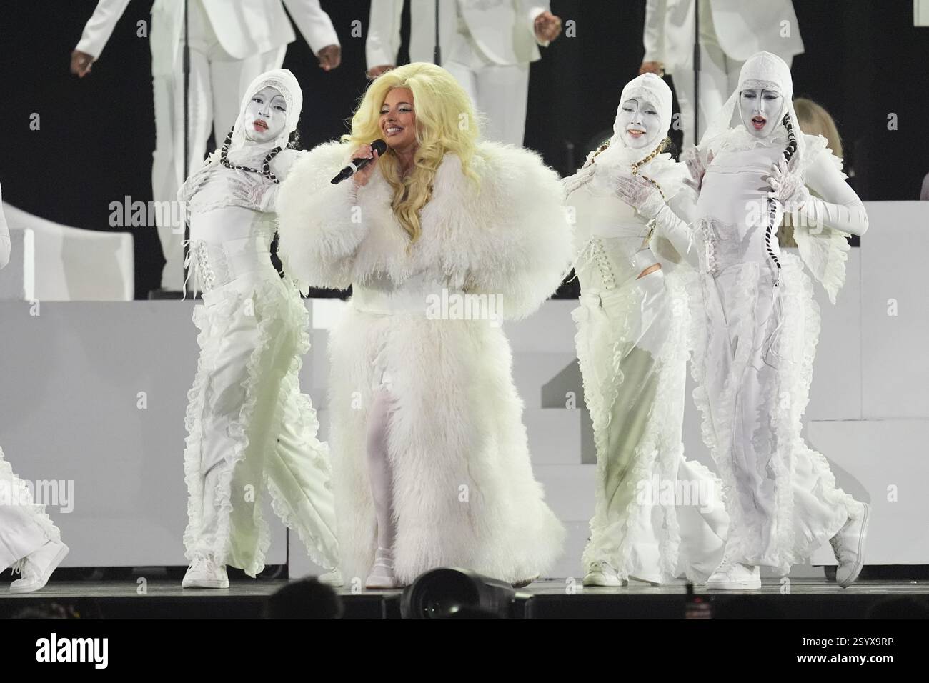 Jade Thirlwall performs during The BRIT Awards 2025 at London's O2 ...