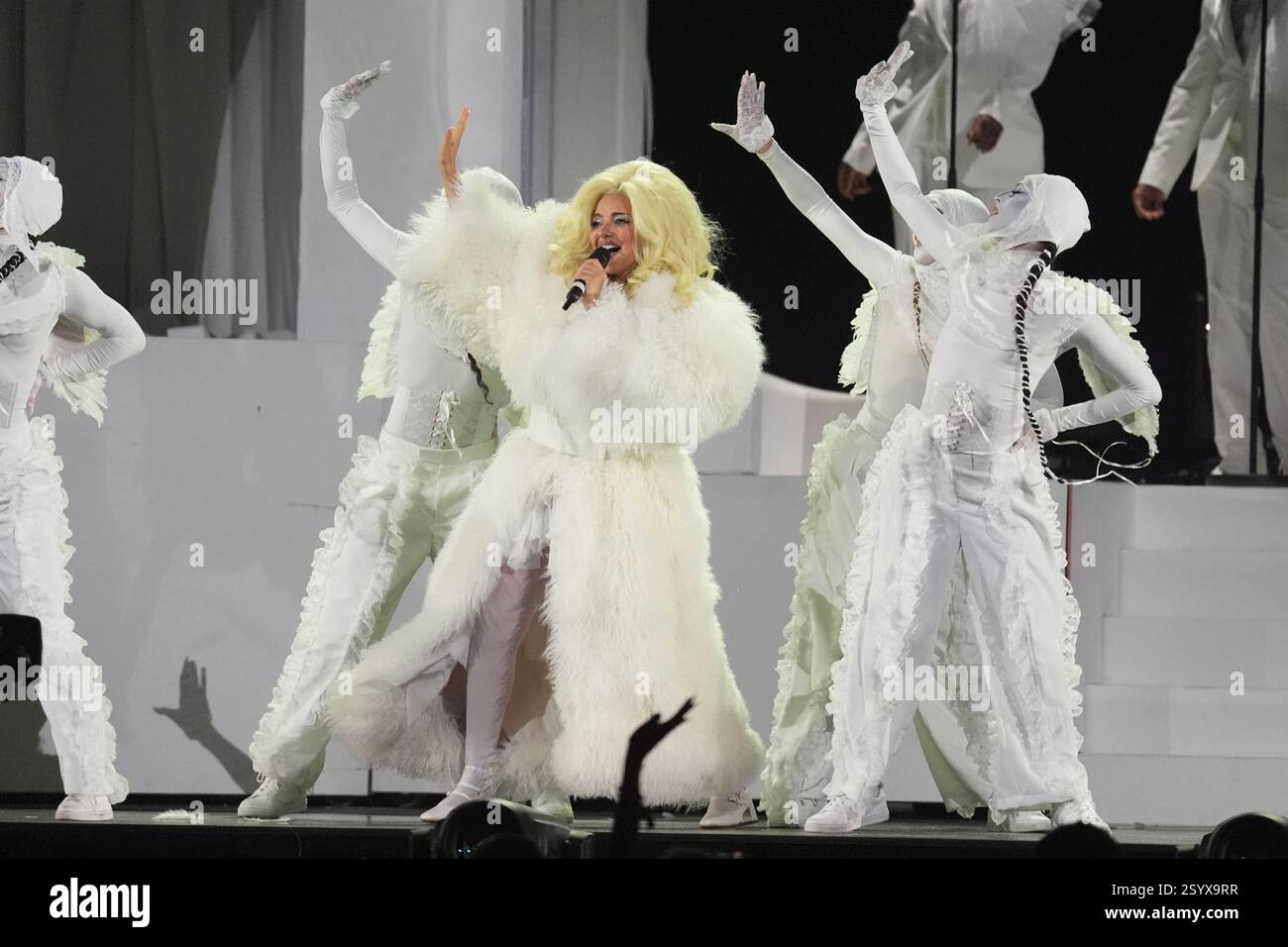 Jade Thirlwall performs during The BRIT Awards 2025 at London's O2 ...
