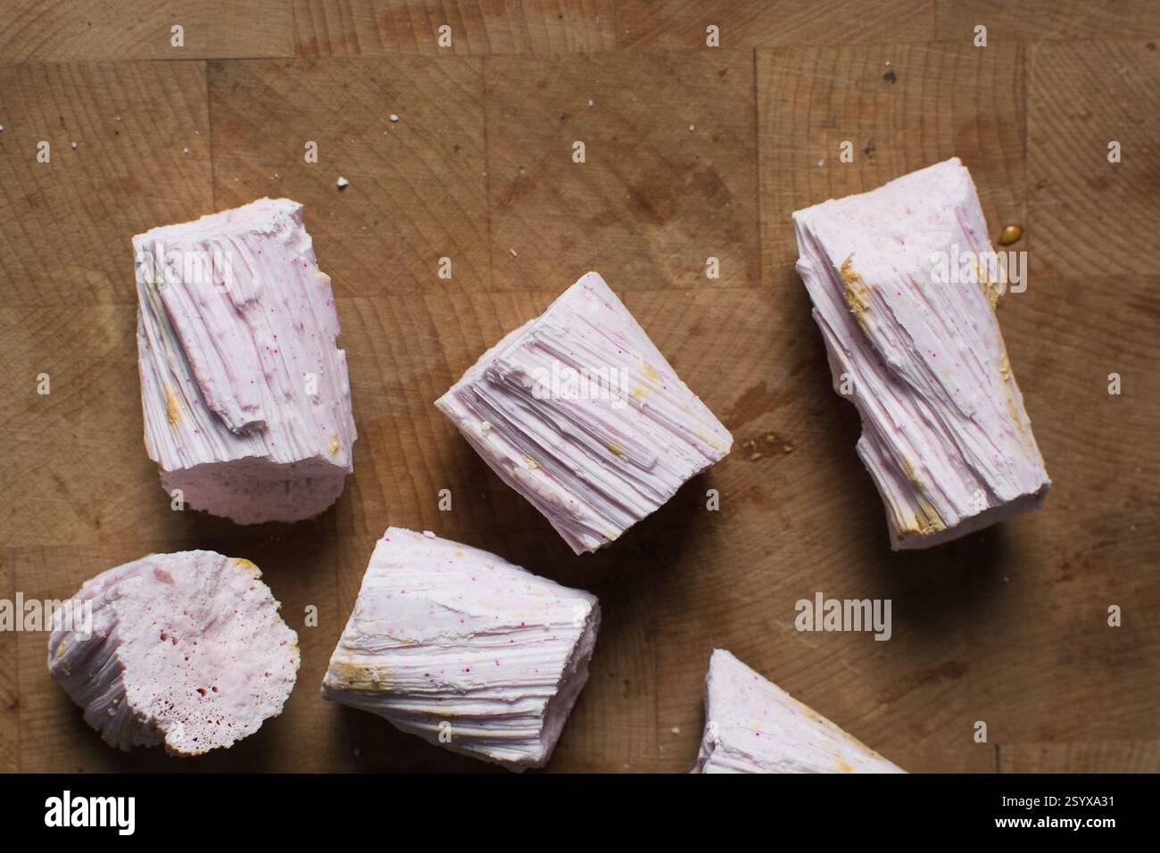 Overhead view of Nigerian Balewa candy, top view of hausa alewa candy ...