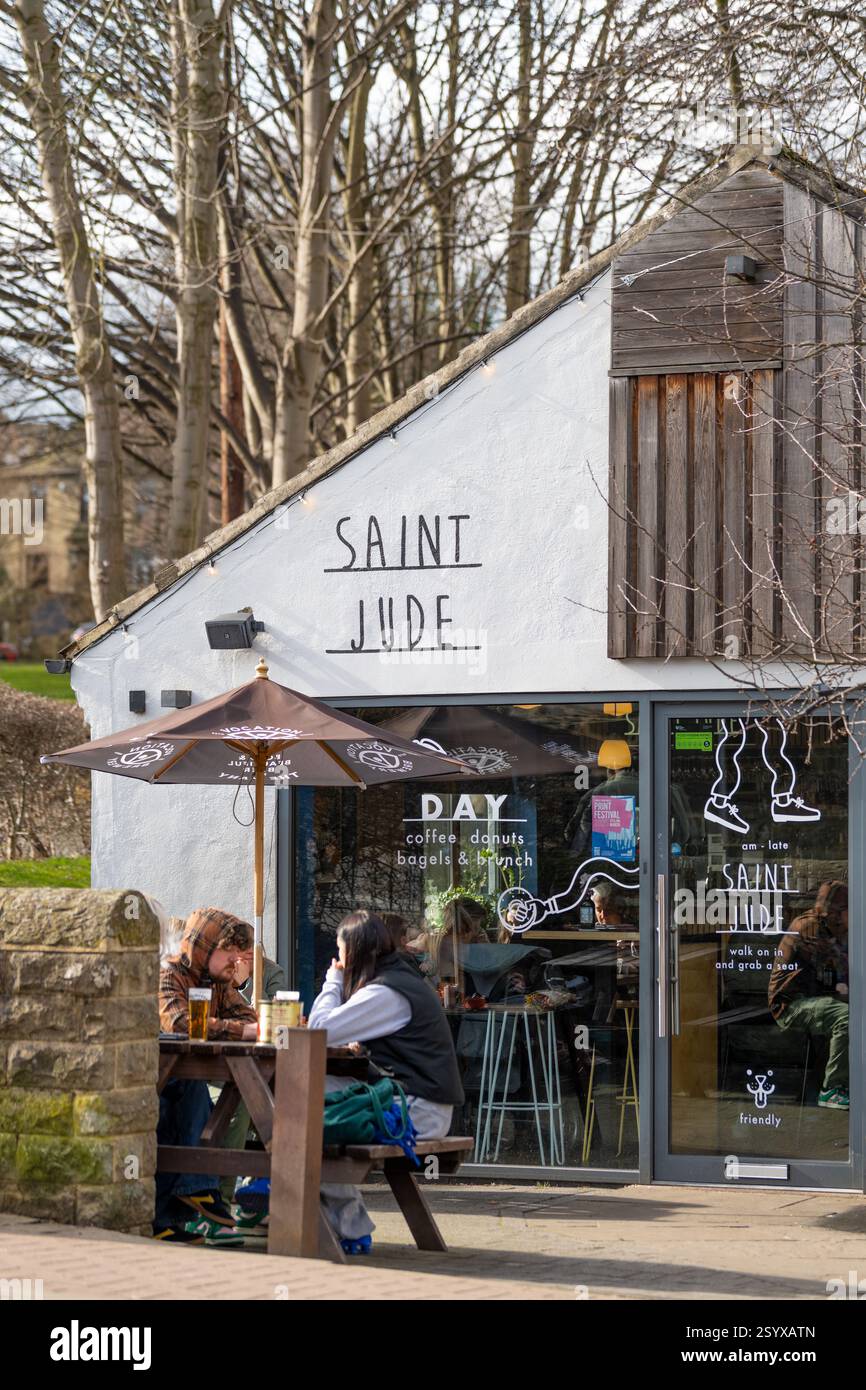 Saint Jude bar and kitchen, Farsley, Leeds, West Yorkshire, England, UK ...