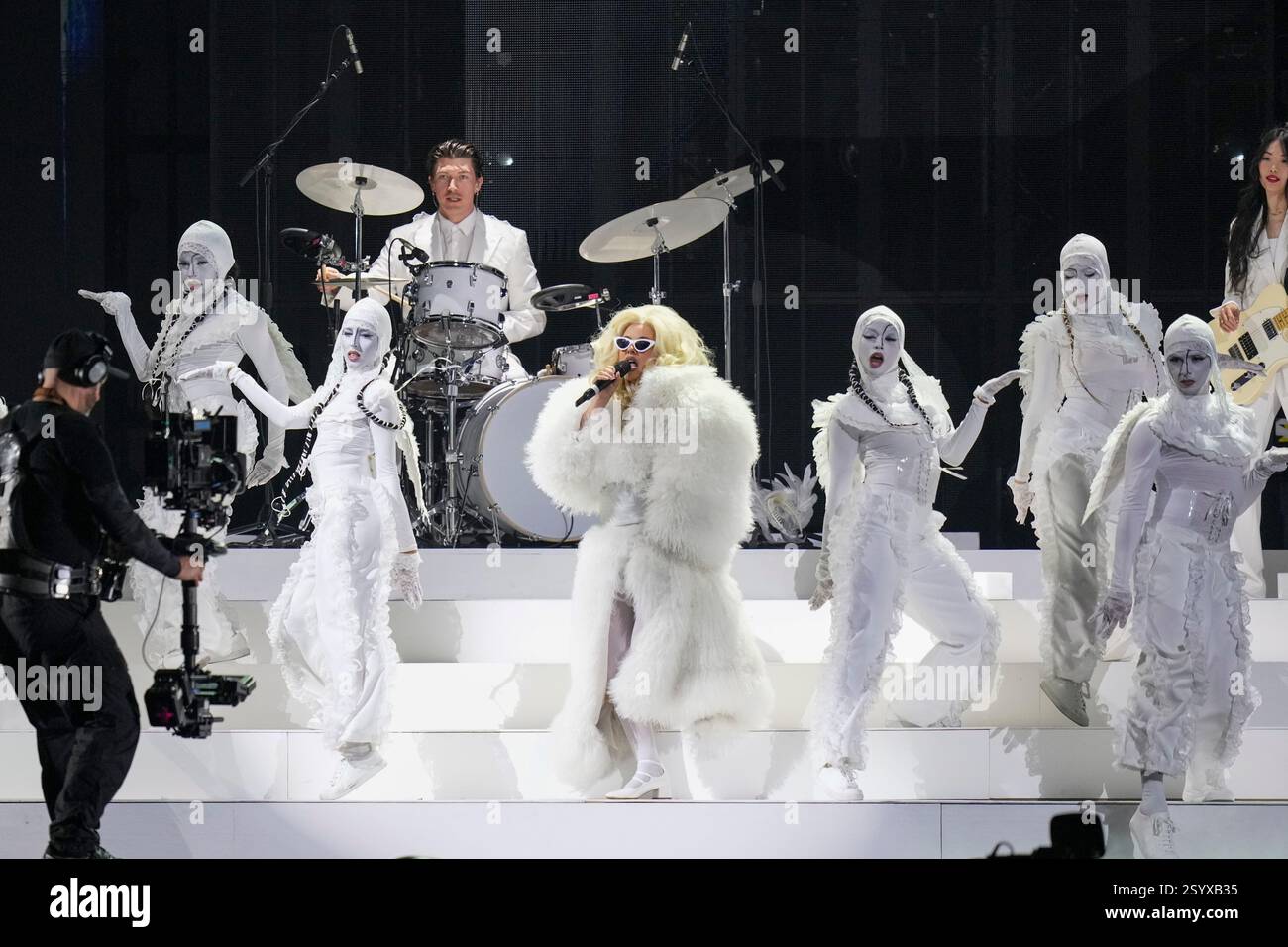 Jade performs during the Brit Awards 2025 in London, Saturday, March.1 ...