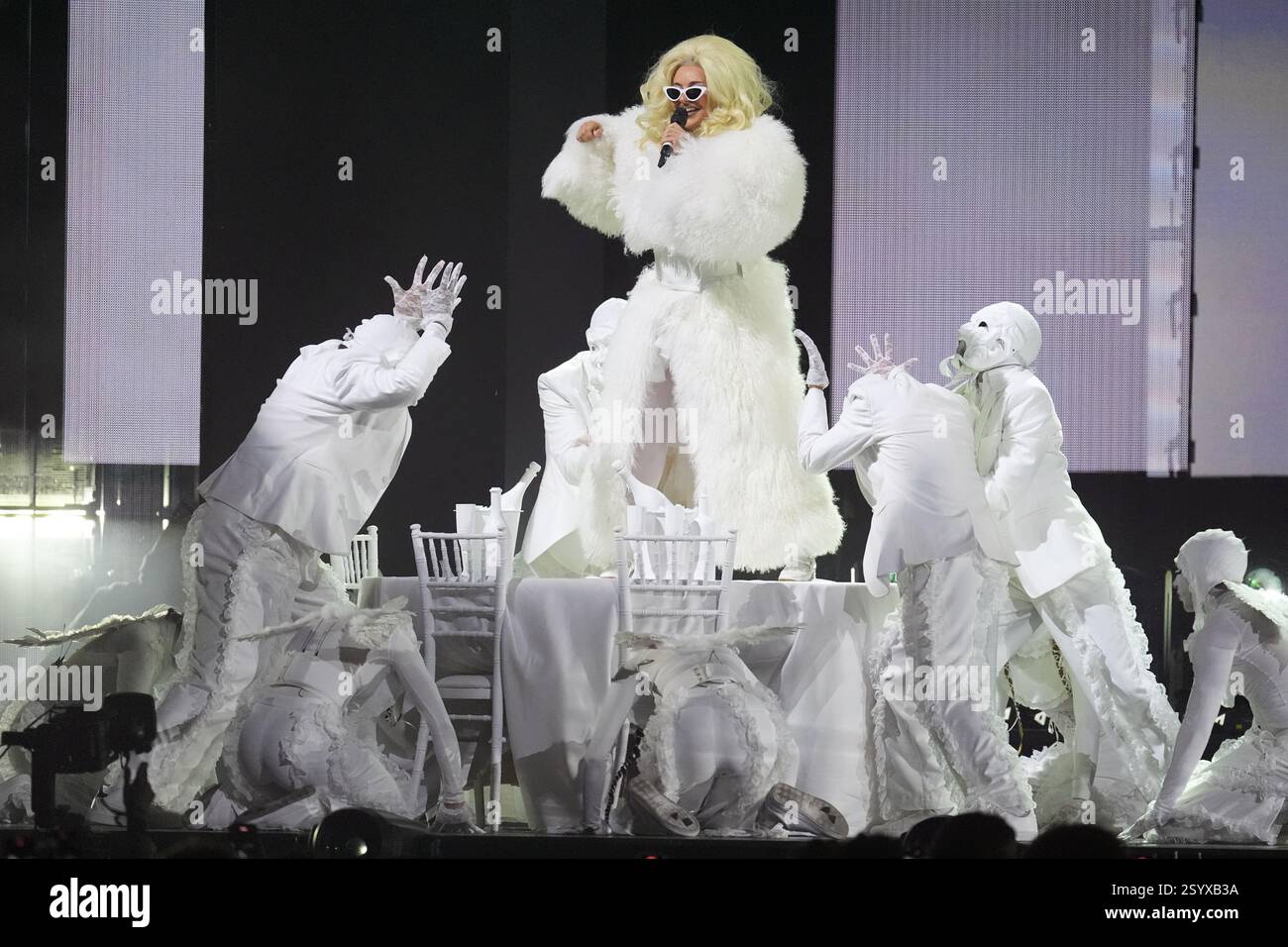 Jade Thirlwall performs during The BRIT Awards 2025 at London's O2 ...