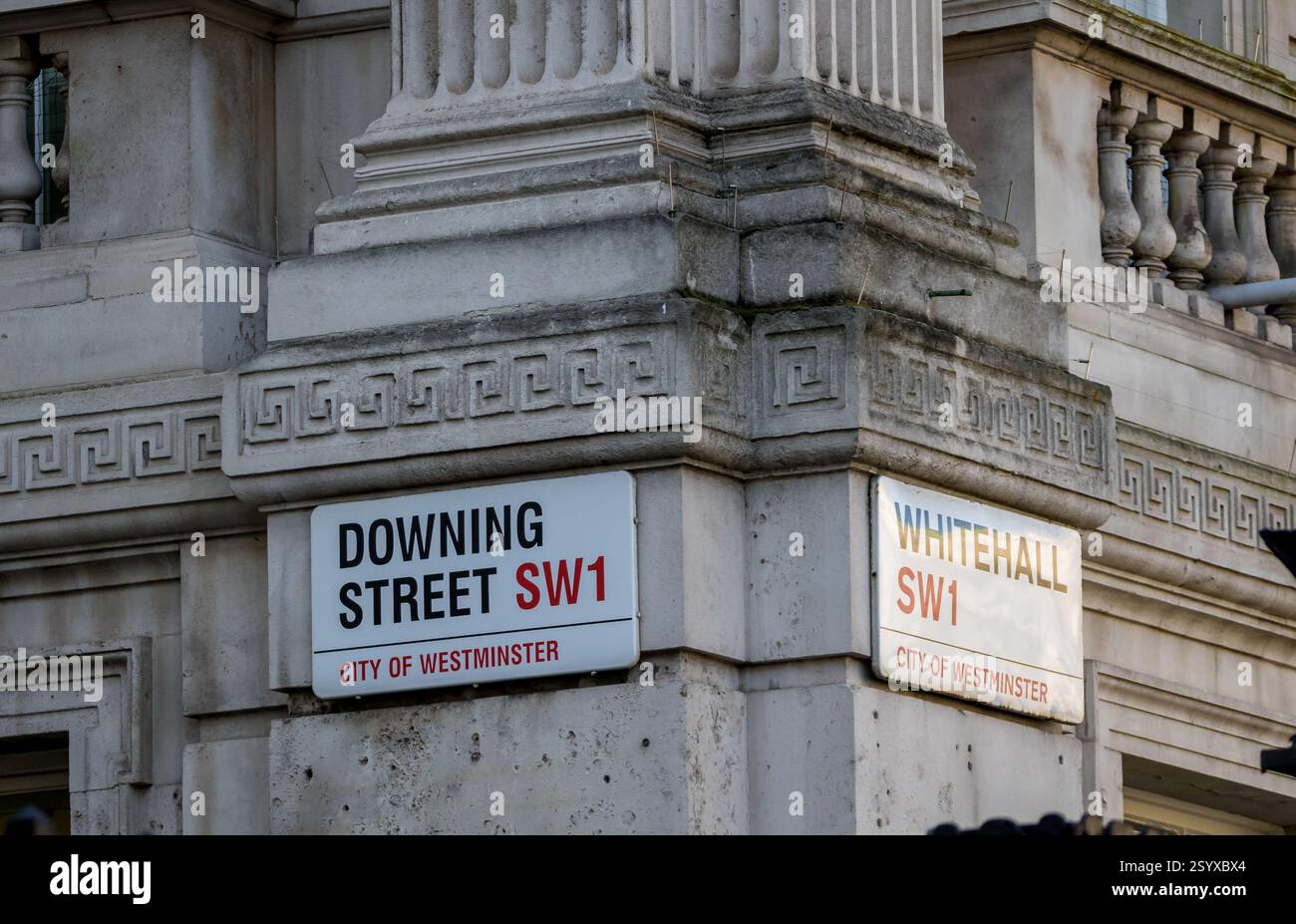 Westminster, London, UK. 1st Mar, 2025. Following a difficult meeting ...