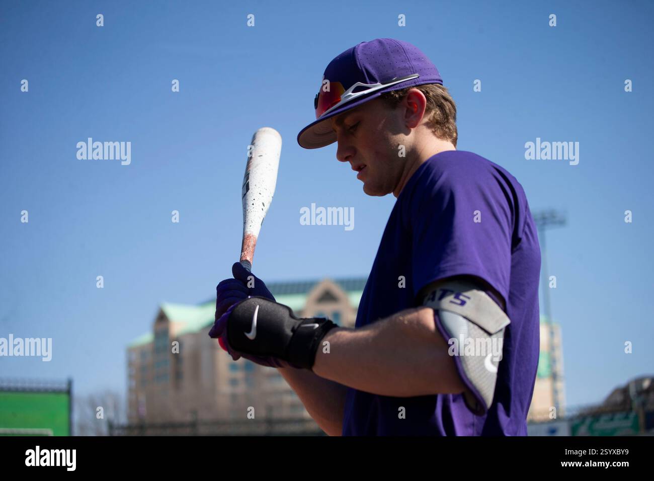 Frisco, Texas, USA. 1st Mar, 2025. Kansas State infielder TY SMOLINSKI ...