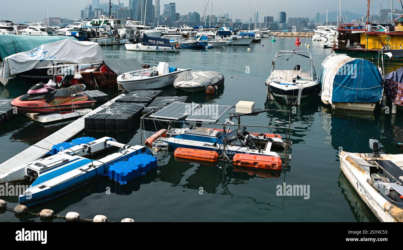 HongKong Causeway Bay Typhoon Shelter Stock Photo - Alamy