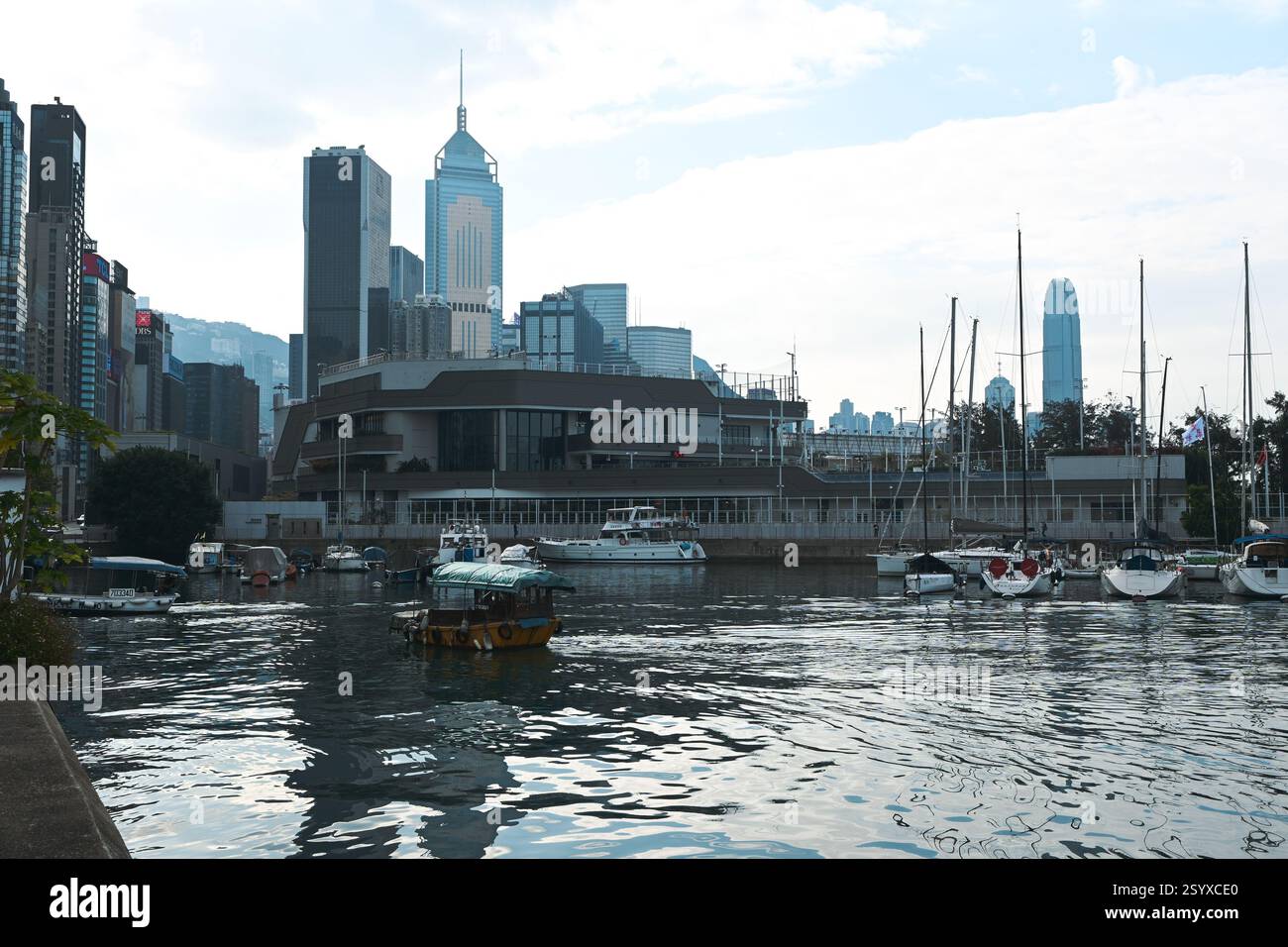 HongKong Causeway Bay Typhoon Shelter Stock Photo - Alamy