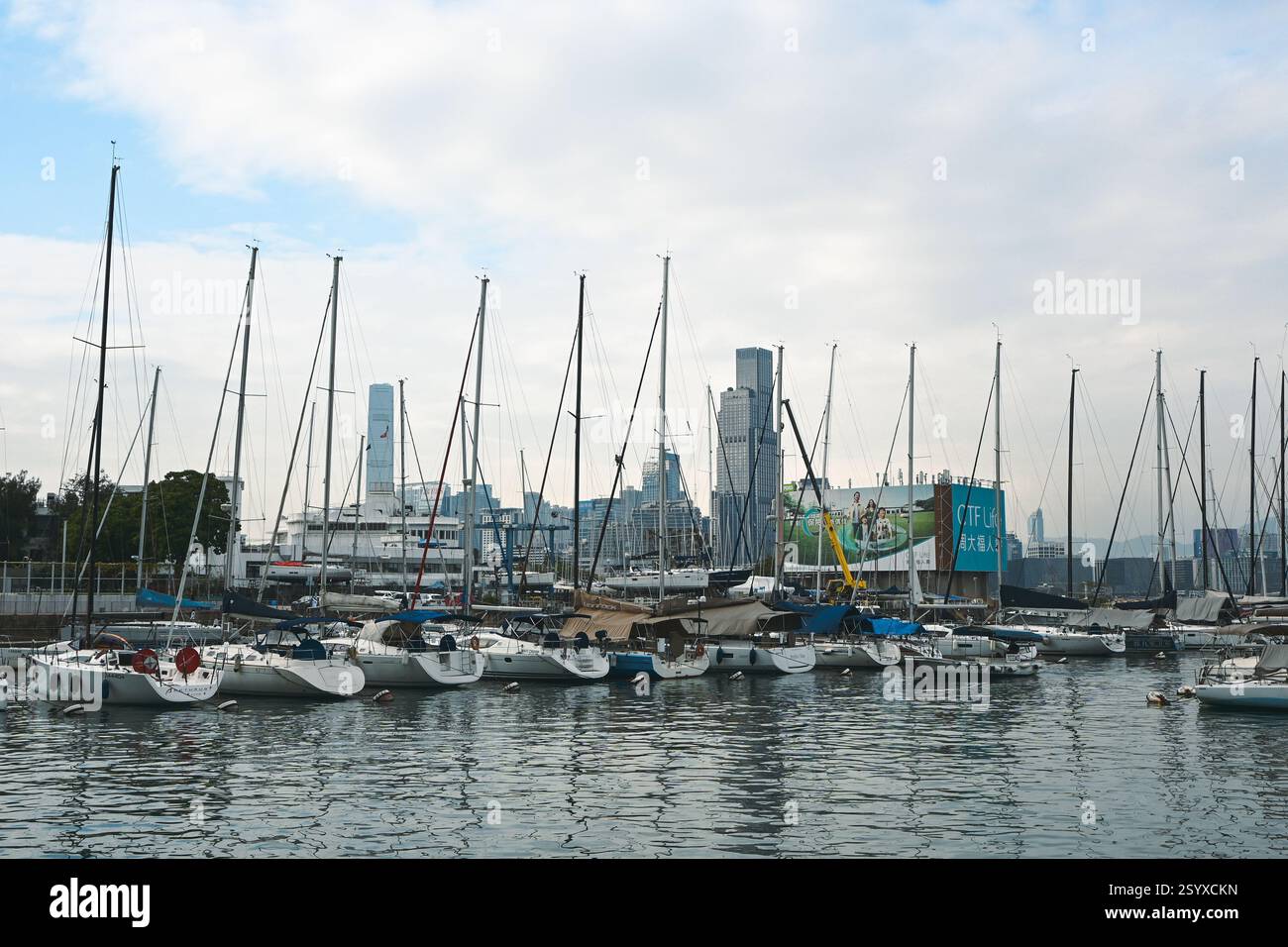 HongKong Causeway Bay Typhoon Shelter Stock Photo - Alamy