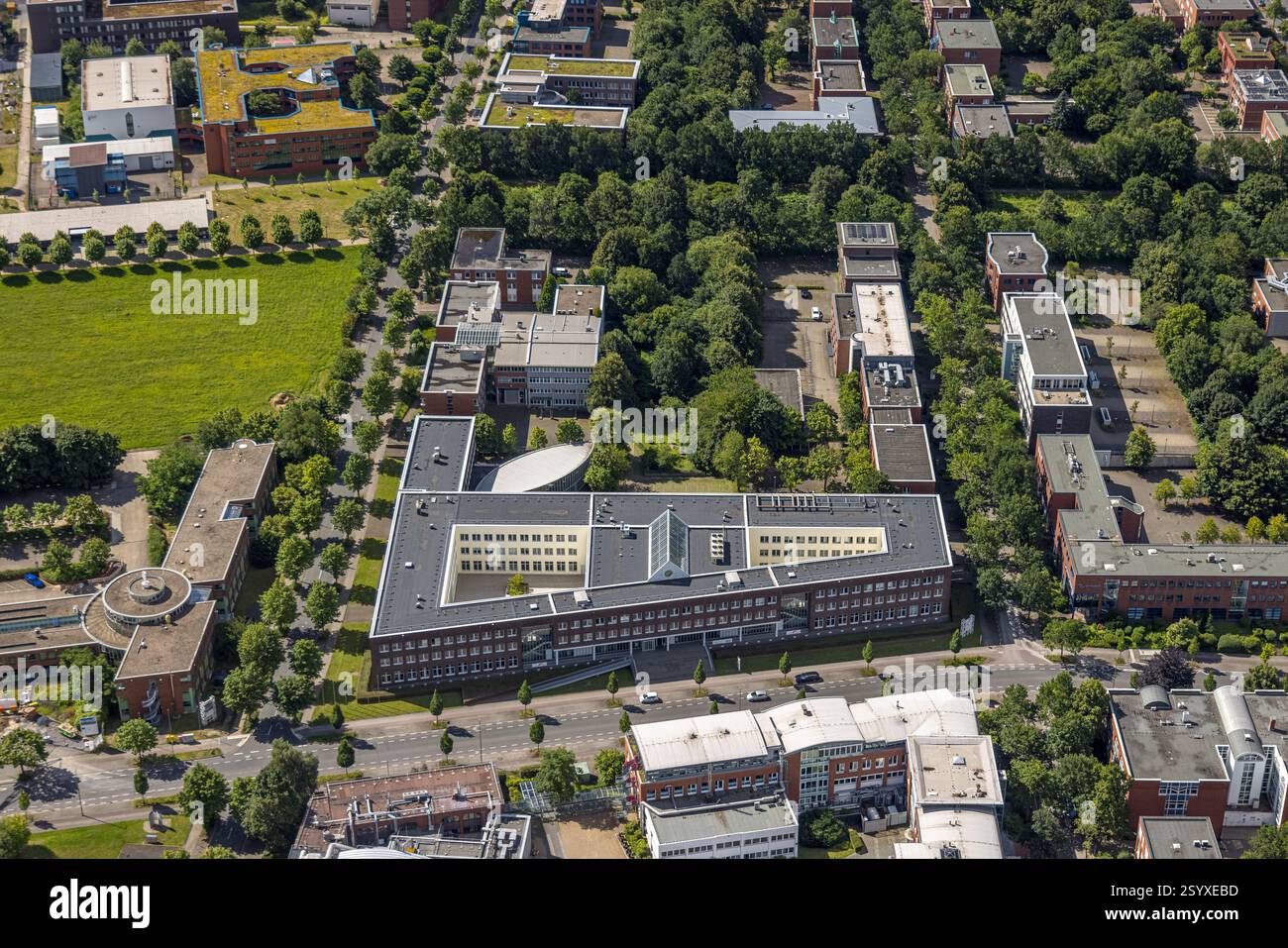 Aerial view, TU Dortmund University of Technology TZDO Technology ...