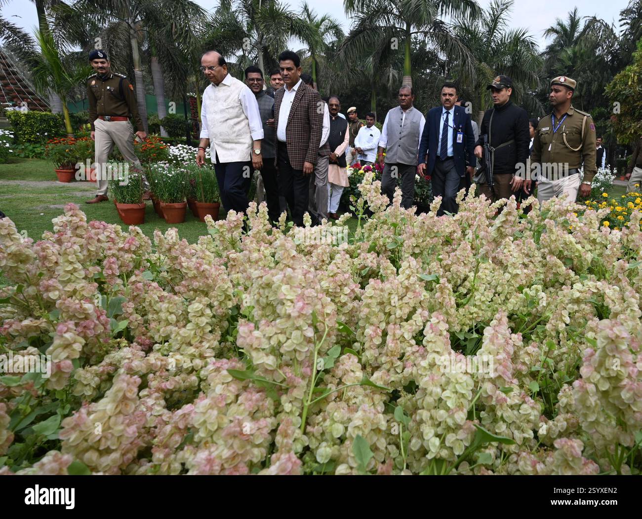 NEW DELHI, INDIA - MARCH 1: Lt. Governor Delhi Vinai Kumar Saxena with ...