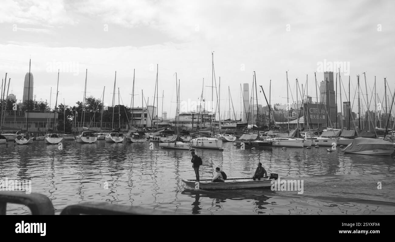 HongKong Causeway Bay Typhoon Shelter Stock Photo - Alamy