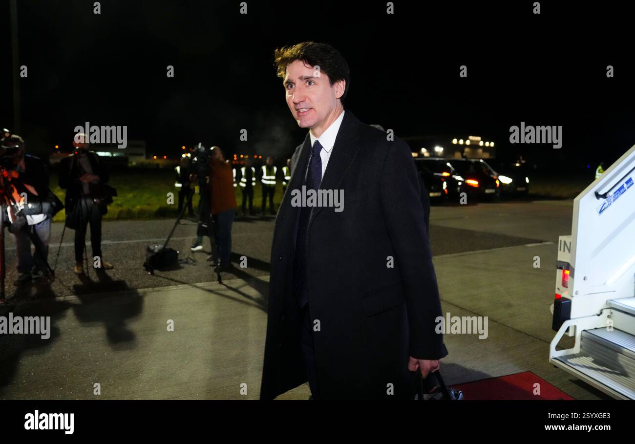London, UK. 01st Mar, 2025. Prime Minister Justin Trudeau arrives in ...
