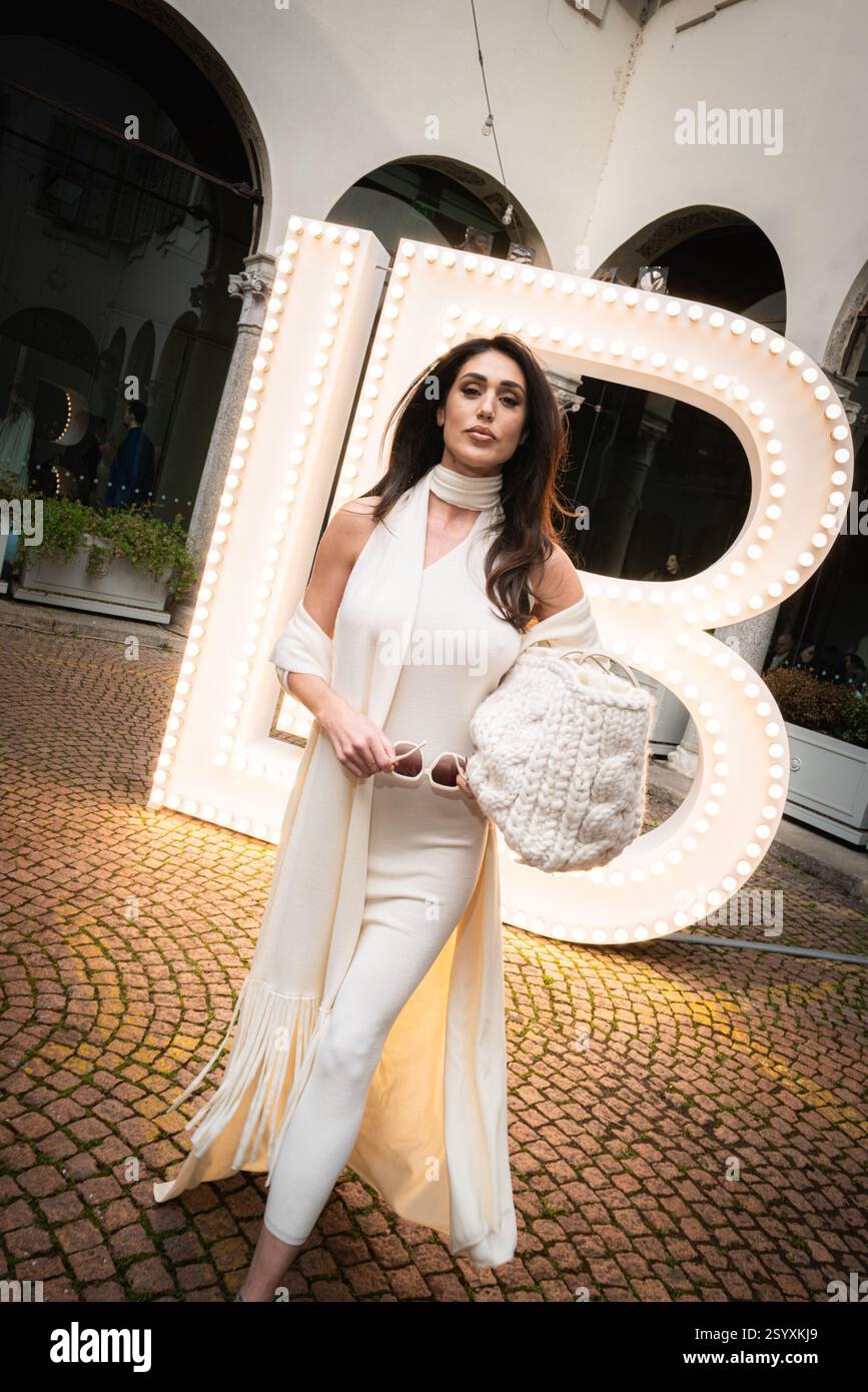 Milan, Italy. 01st Mar, 2025. Cecilia Rodriguez Milano Fashion Week ...