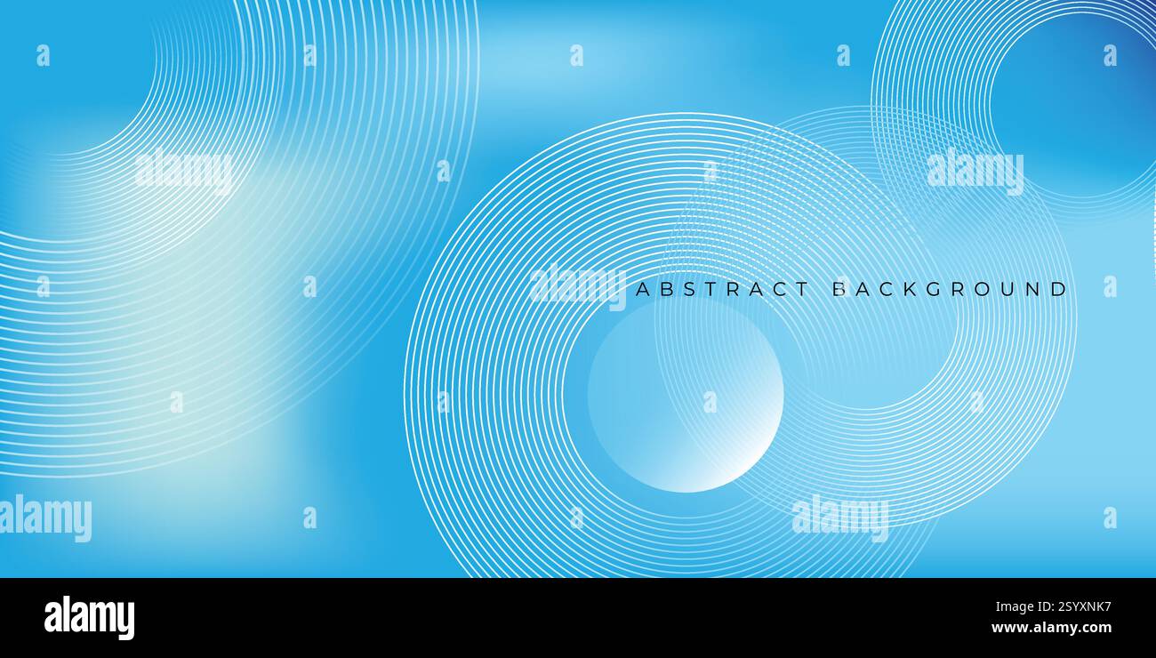 Modern Gradient Abstract Background With Circular Line Patterns Vector Illustration Stock