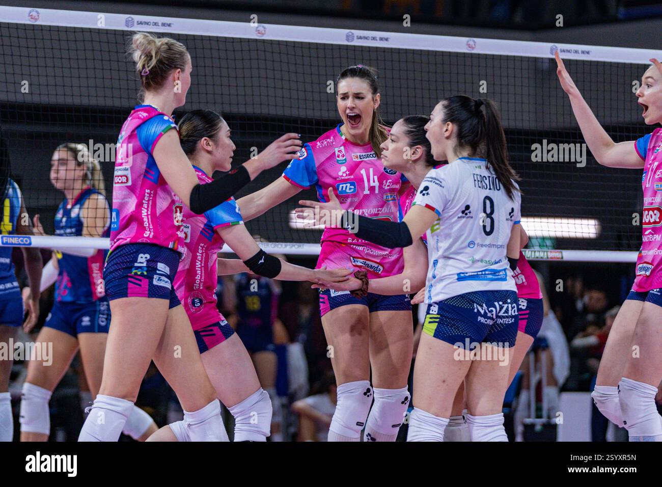 Maja Aleksic (Igor Gorgonzola Novara) exultation with Igor Gorgonzola ...