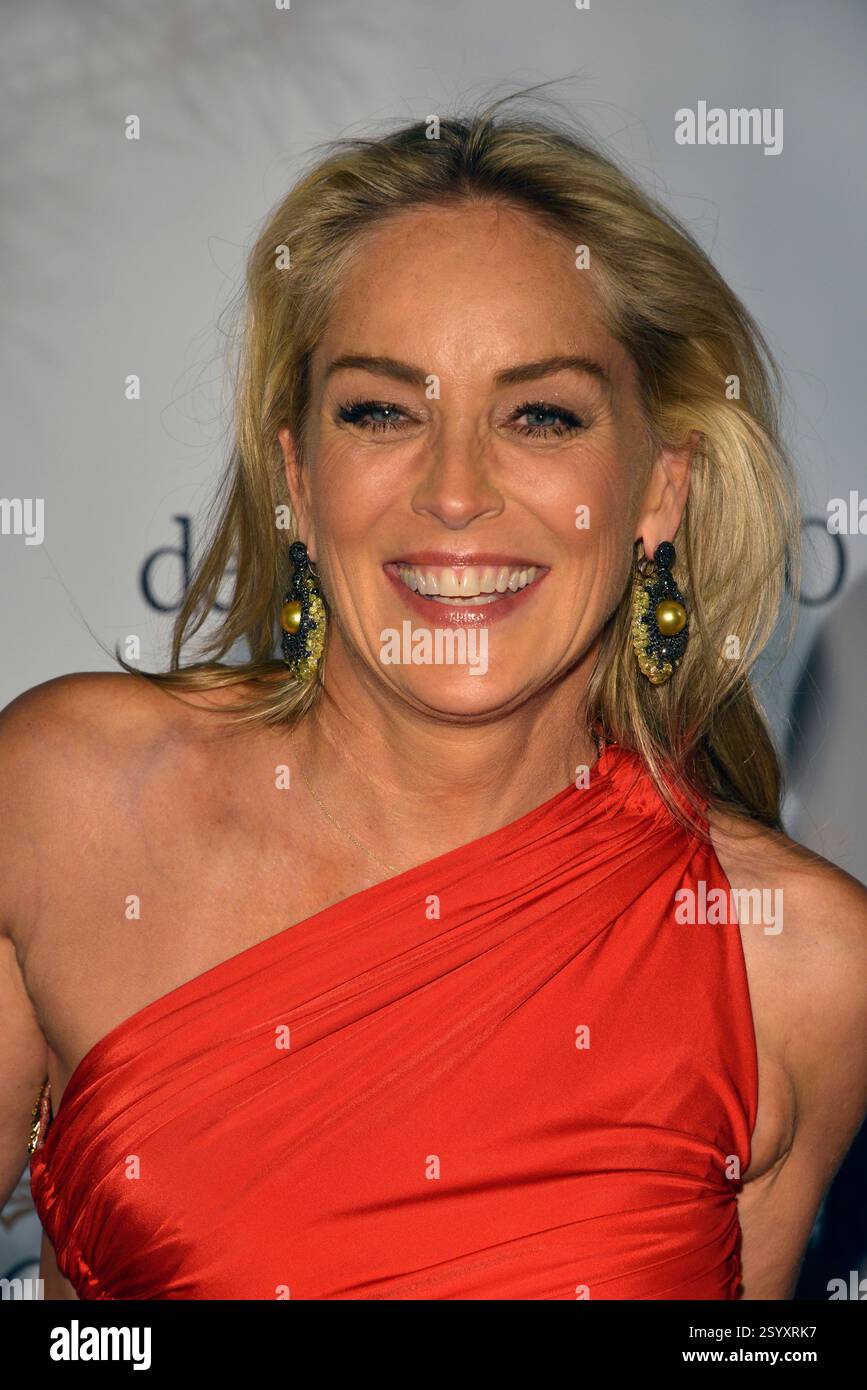 Sharon Stone. 'De Grisogono' party arrivals at the Eden Roc, Hotel du ...