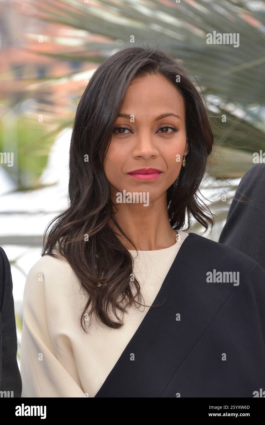 Zoe Saldana.'Blood Ties'' film photocall at the 66th Cannes Film ...