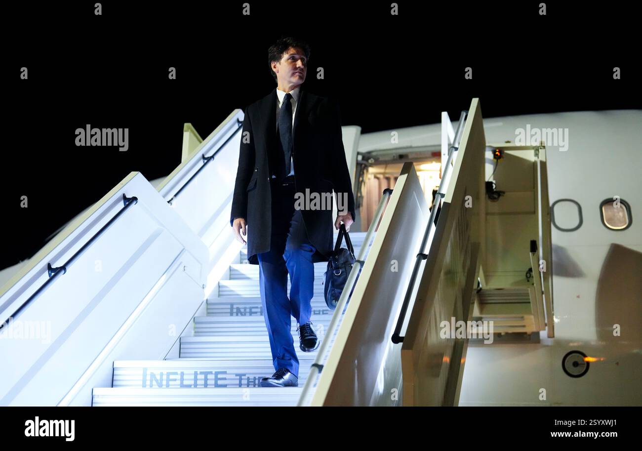 London, UK. 01st Mar, 2025. Prime Minister Justin Trudeau arrives in ...