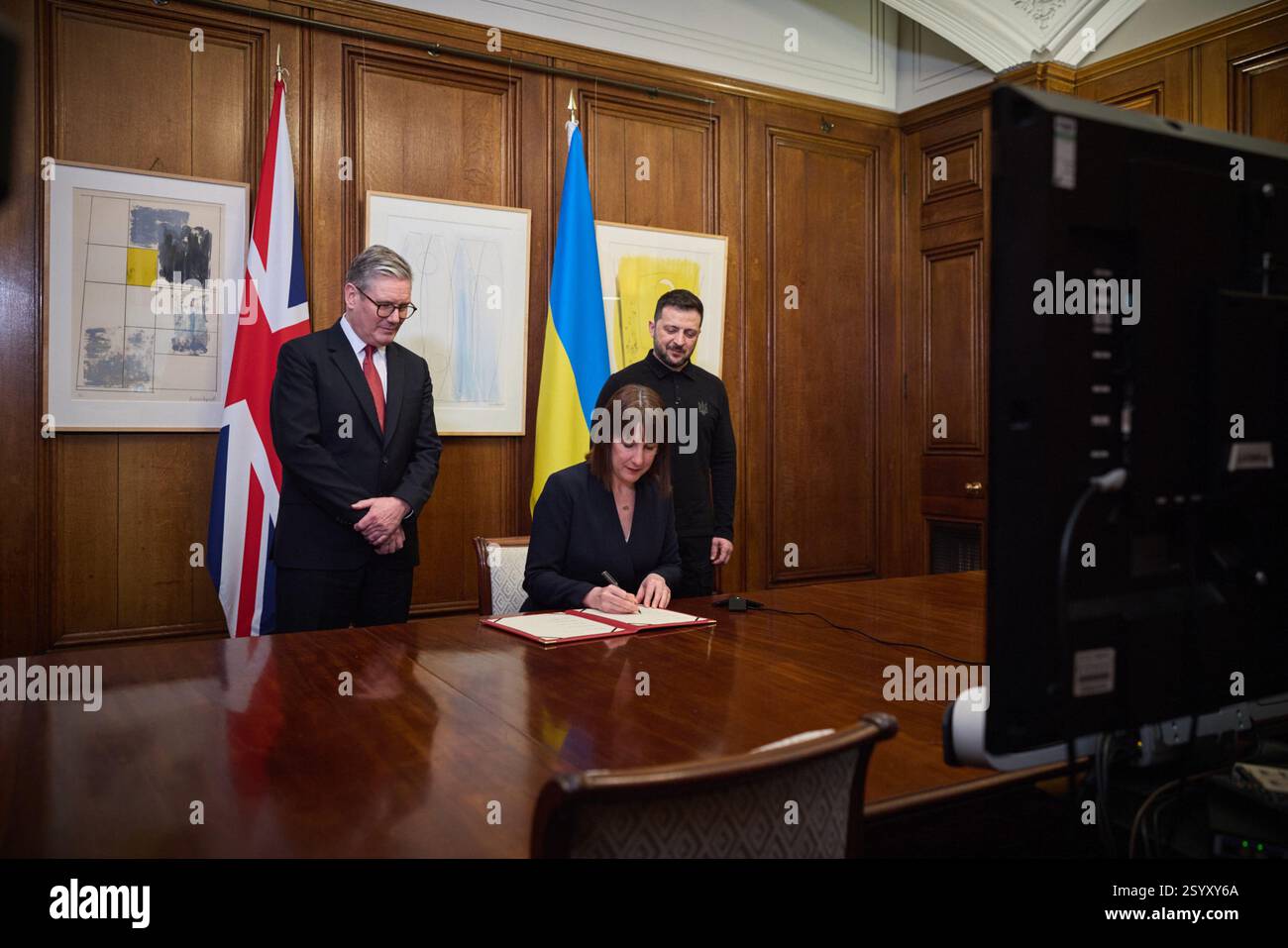 British Prime Minister Keir Starmer and Chancellor Rachel Reeves ...