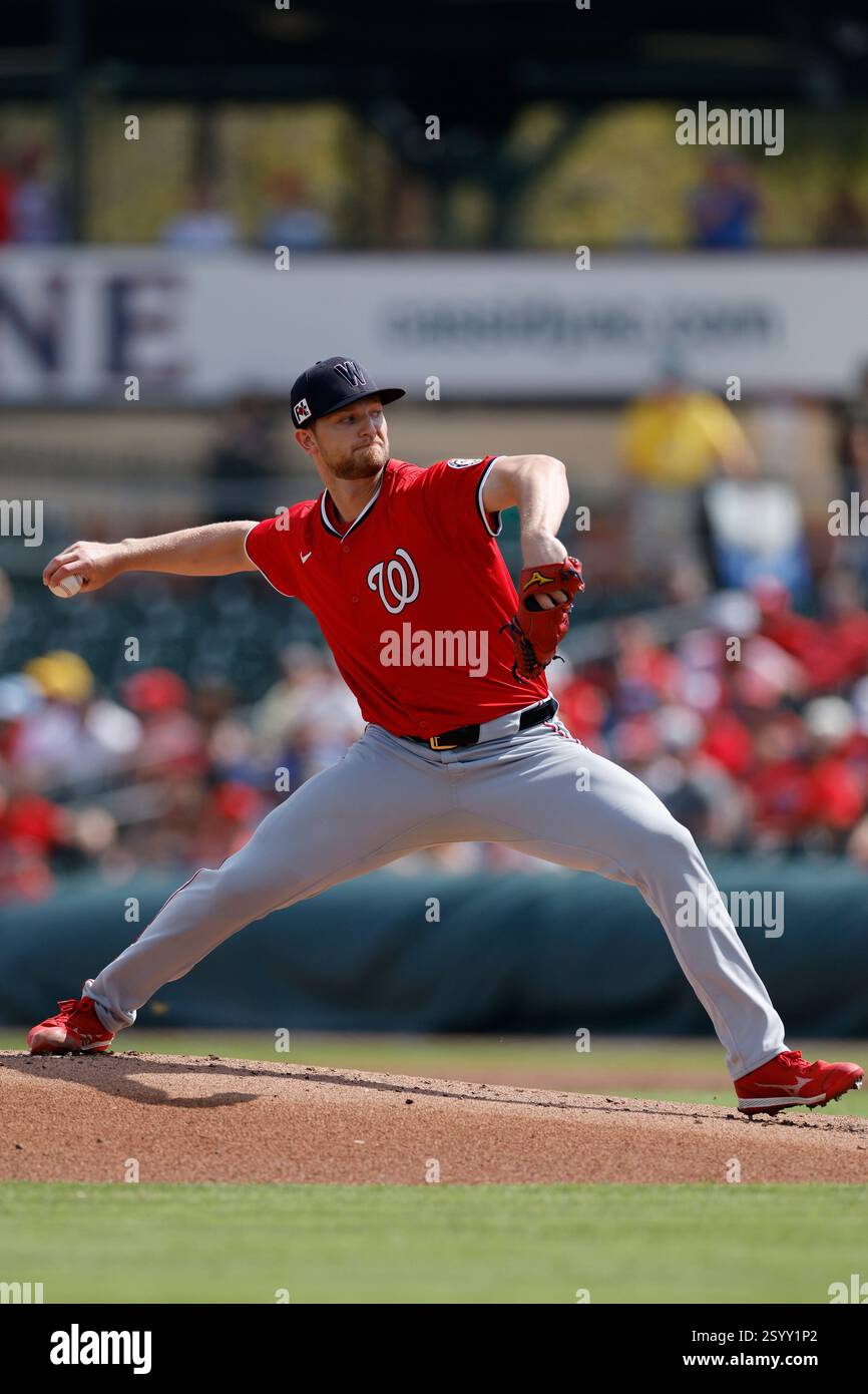 JUPITER, FL - MARCH 01: Washington Nationals pitcher Michael Soroka (34 ...