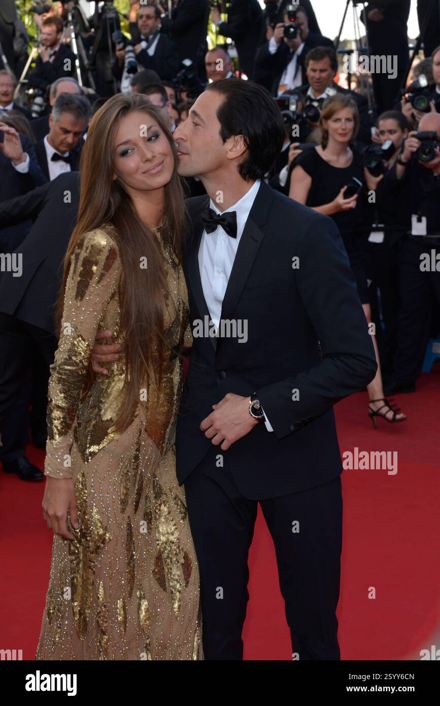 Lara Lieto, Adrien Brody.'Cleopatra' premiere at the 66th Cannes Film ...