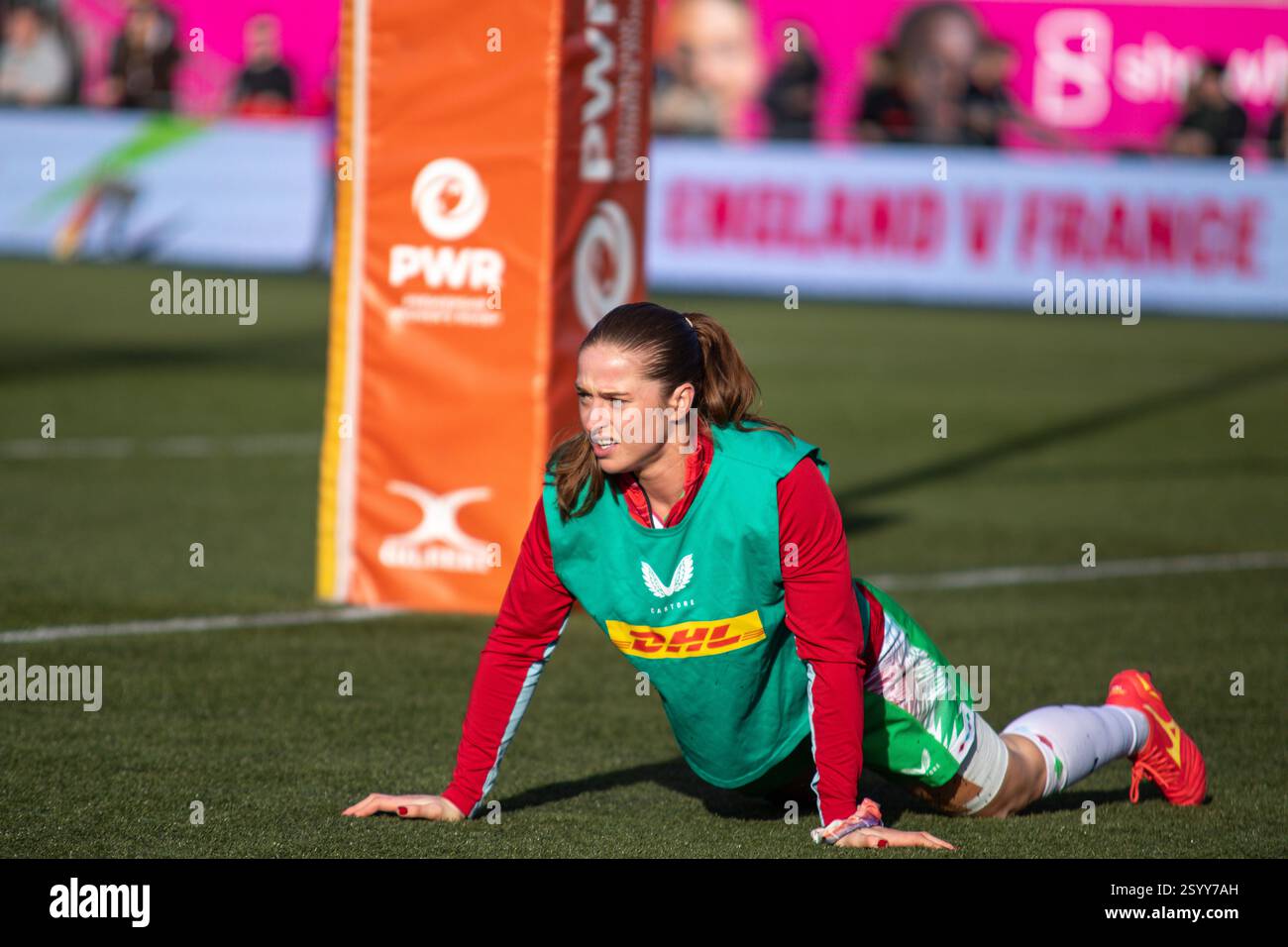 London, UK, 1st March 2025 Harlequins and Wales winger Lisa Neumann ...