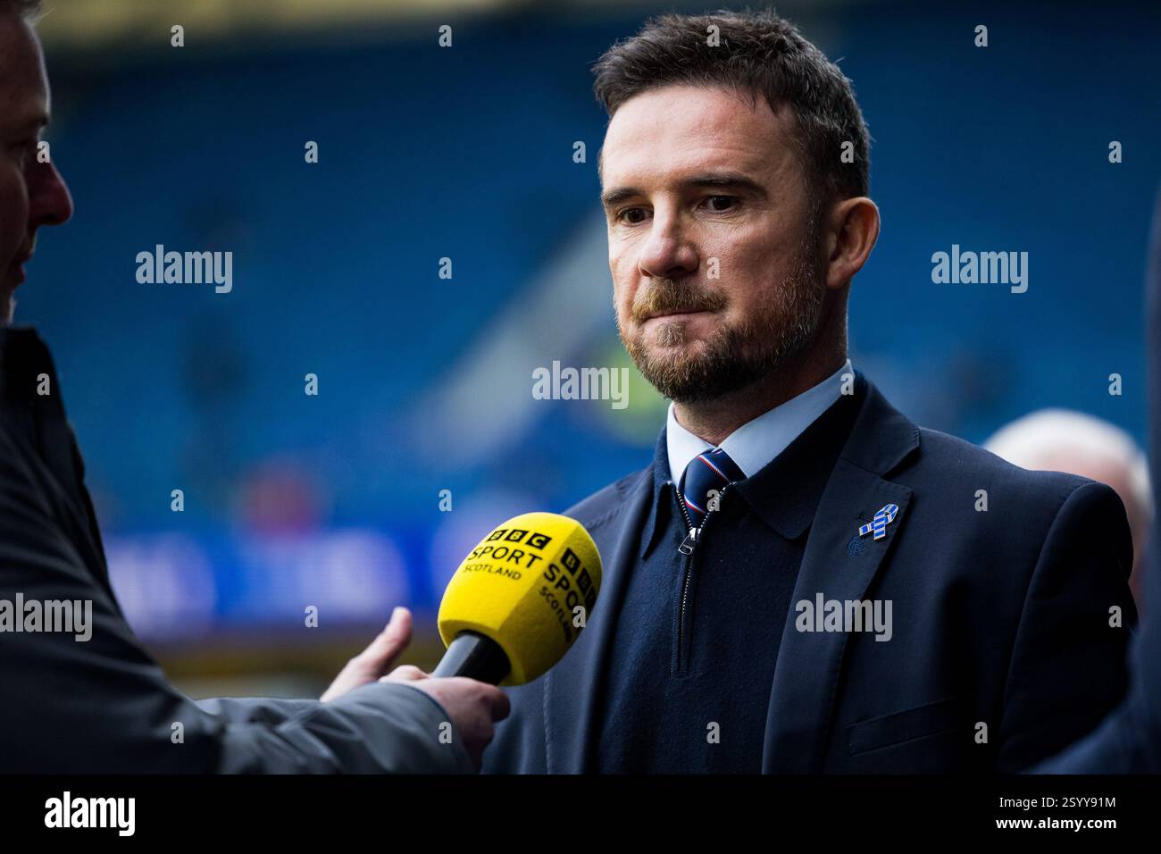 Glasgow, Scotland. 01 March 2025. Barry Ferguson (Rangers Manager ...