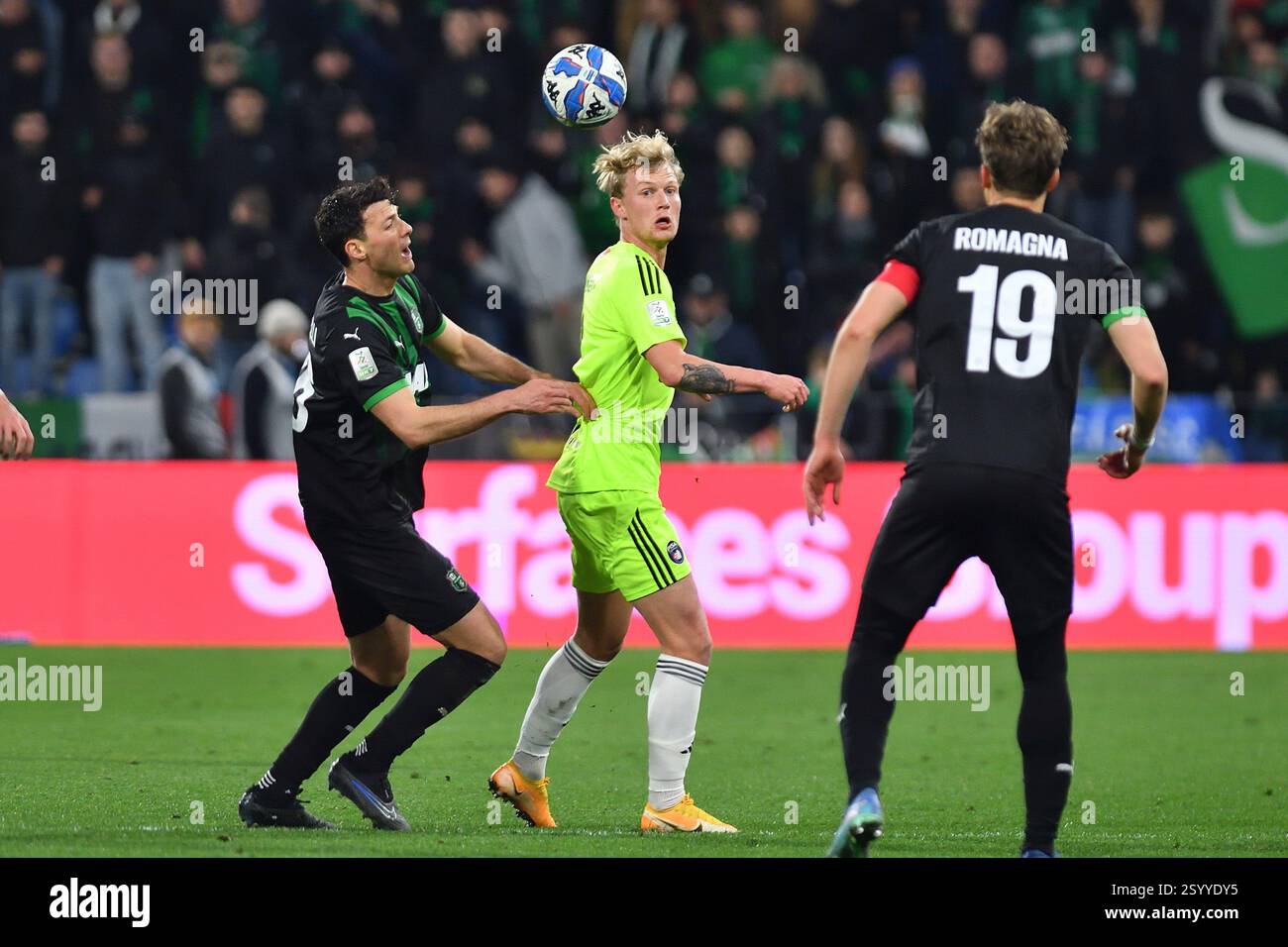 Reggio Emilia, Italy. 01st Mar, 2025. Luca Mazzitelli (Sassuolo) Malthe ...
