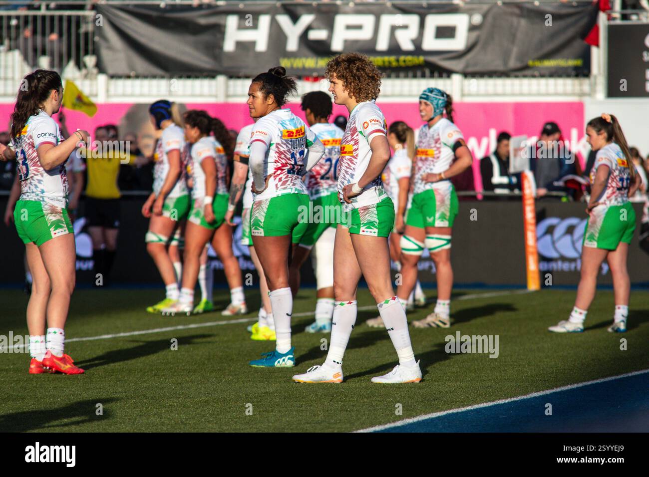 London, UK, 1st March 2025 Harlequins and Red Rose fullback Ellie ...